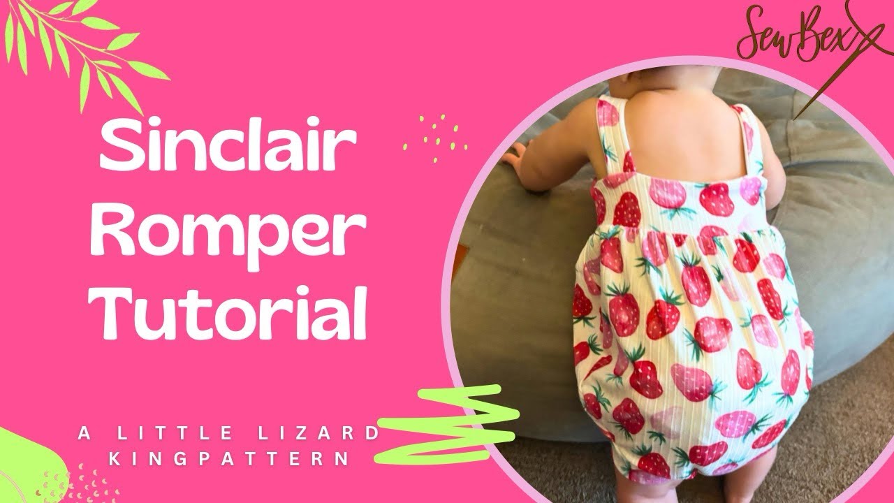 Easy DIY Romper Sewing Tutorial! Sinclair (Little Lizard King) Full Sew ...