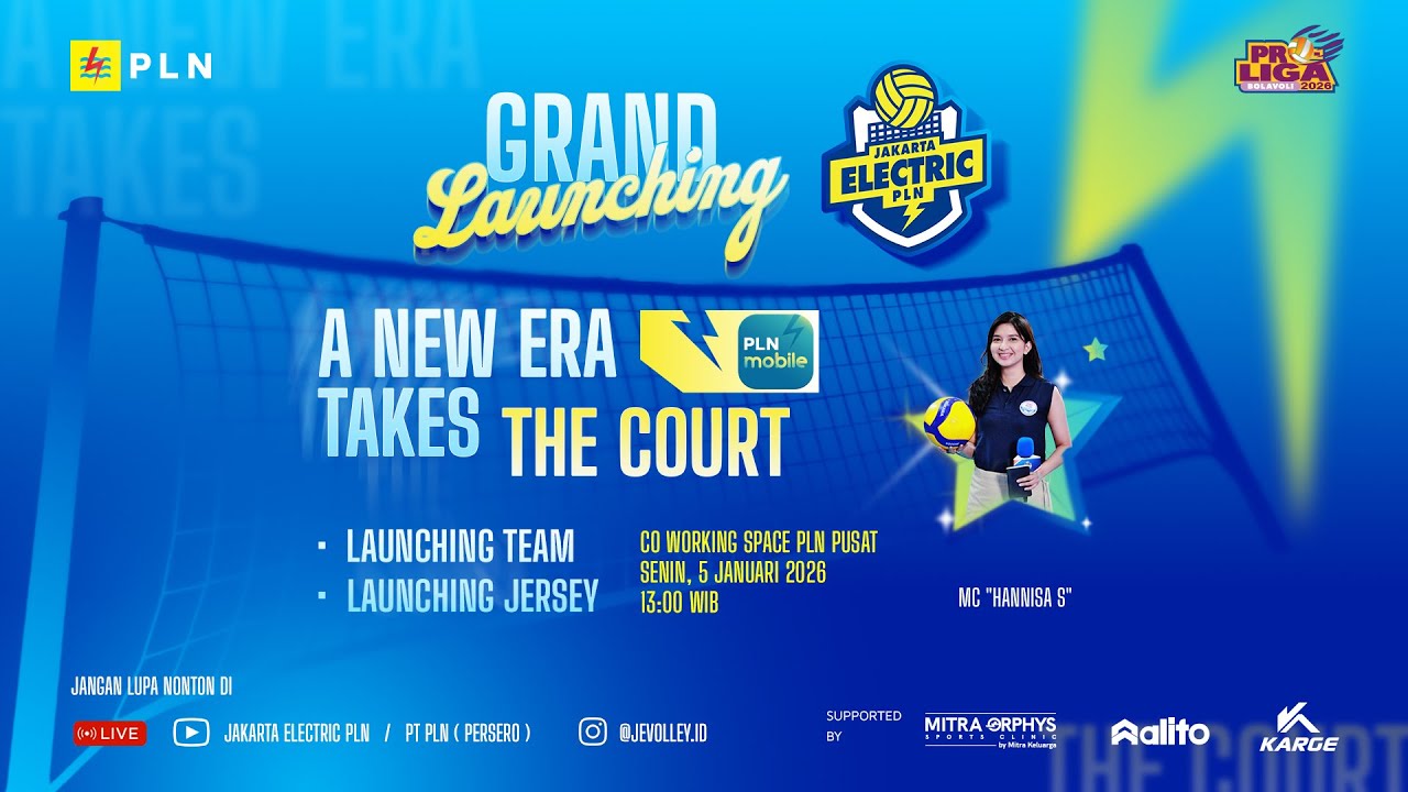 Launching Tim Jakarta Electric PLN Mobile - YouTube
