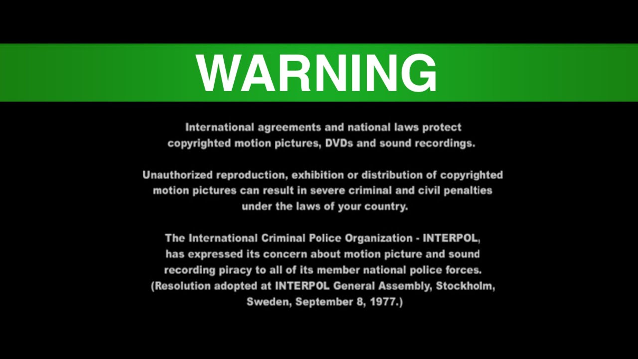 Carlos Cardenas Home Entertainment Canadian Warning Screen (2024 ...