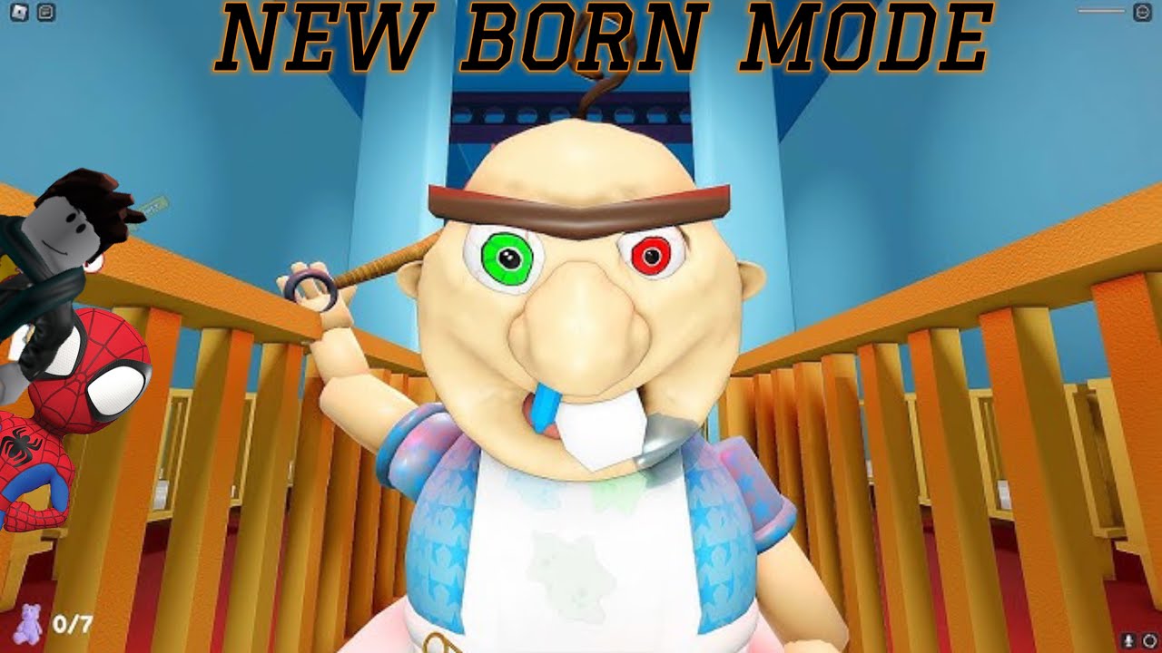 ESCAPING FROM BABY BOBY IN ROBLOX [ FIRST PERSON OBBY ] new born baby ...