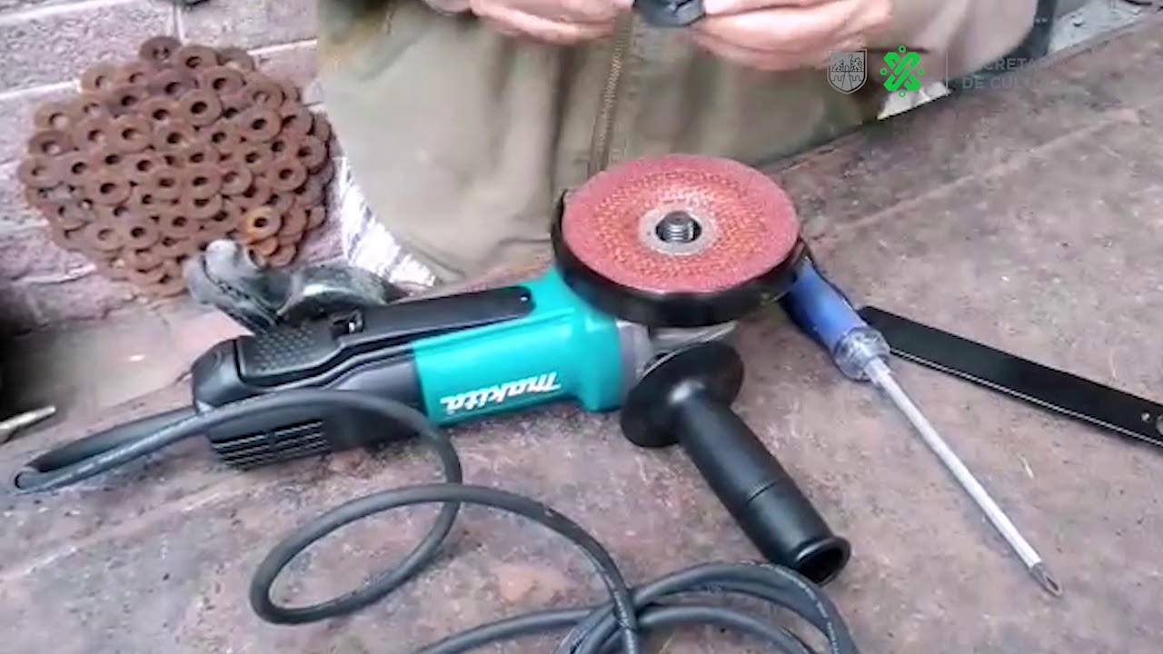Taller de soldadura/ Aprende a usar un esmeril - YouTube