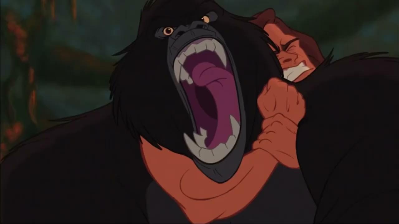 Tarzan vs Kerchak - YouTube