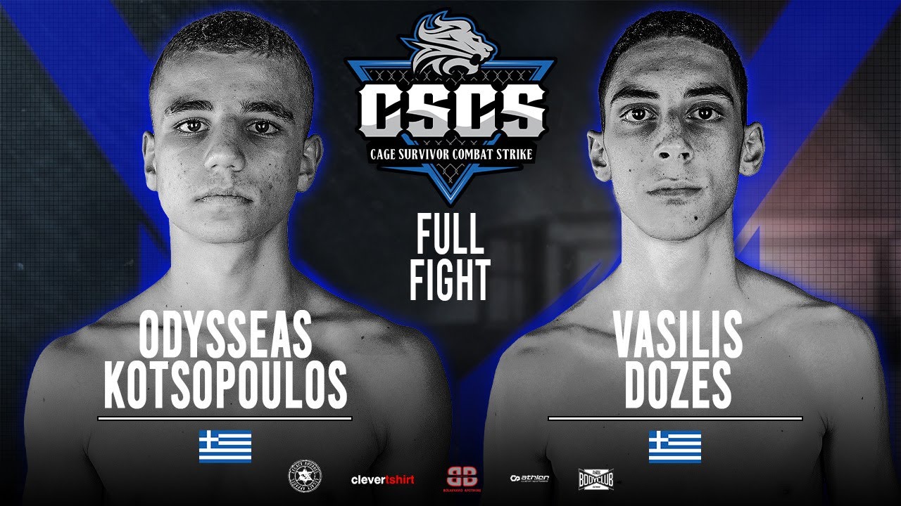 Combat Strike 4: Odysseas Kotsopoulos vs Vasilis Dozes Full Fight - YouTube