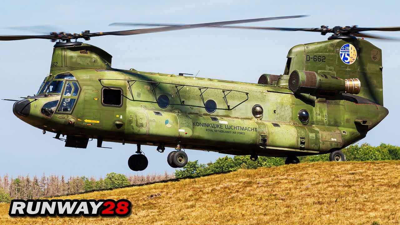 The Lady Liberty; Chinook on the Slopes South at Gilze-Rijen - YouTube