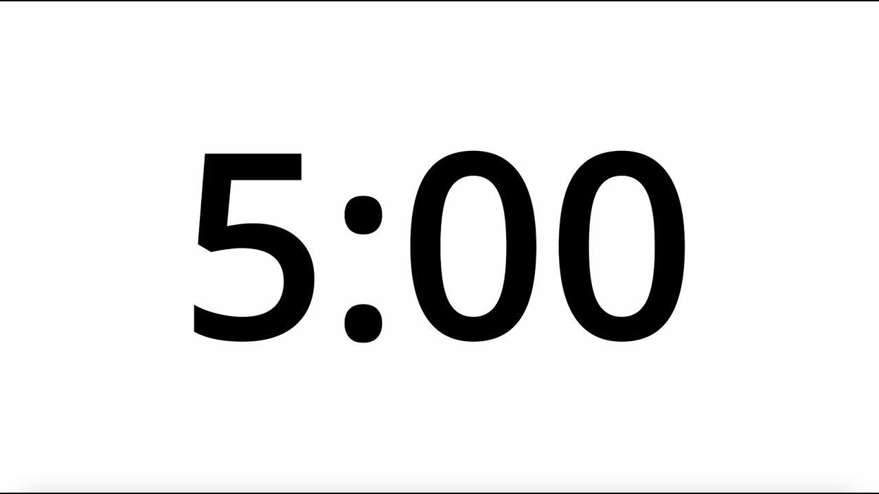 5-Minute Timer with Sound Alert – Quick Focus Boost & Productivity ⏲️🔔 ...