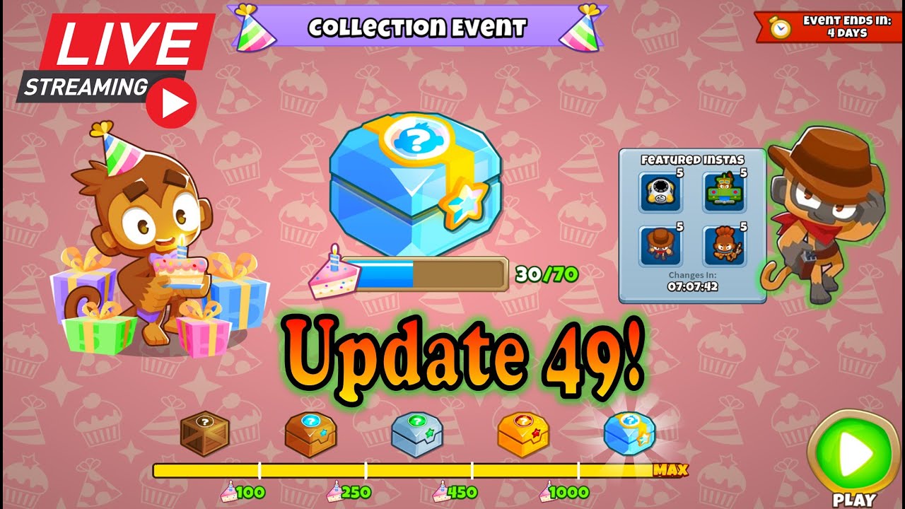 BTD6 Live Collection Event Grinding 3 | Desperado is OUT! Bloons TD6 ...