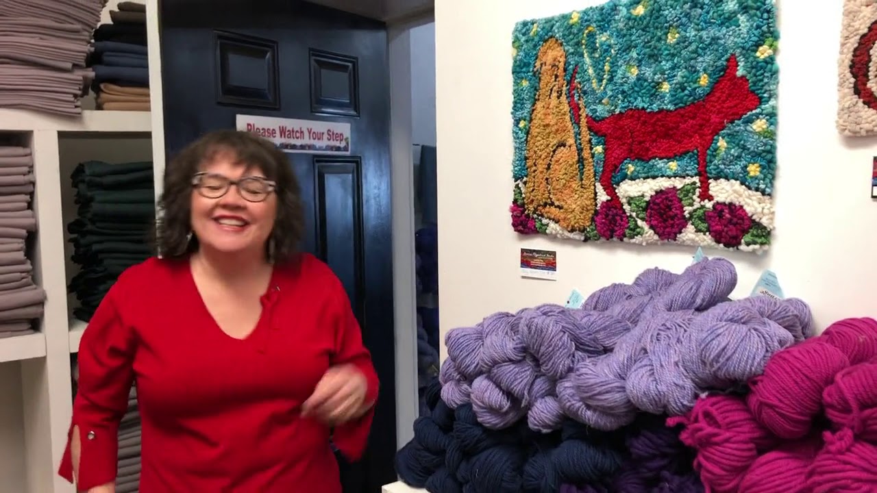 How to Hook Rugs with Deanne Fitzpatrick (Part 4 of 5) - YouTube