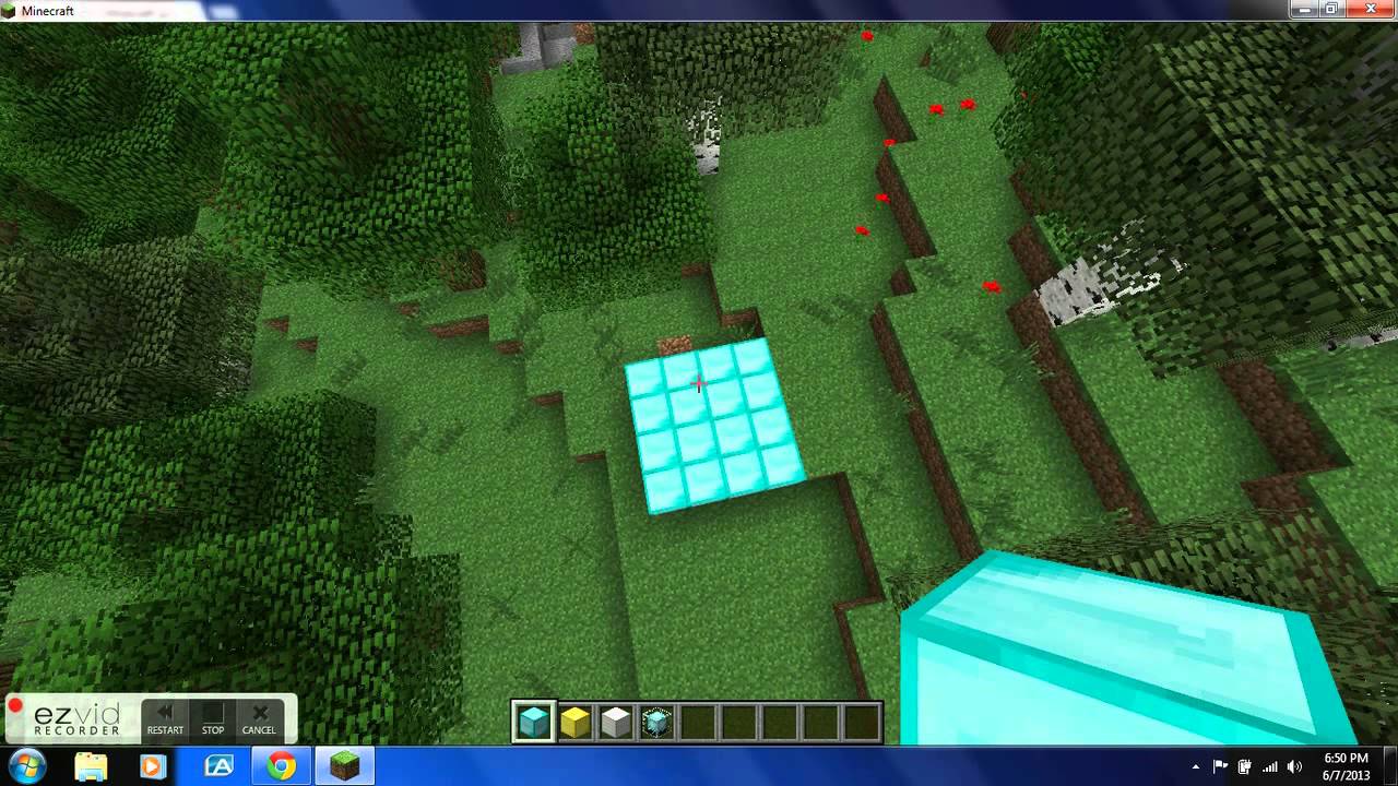 How to make a beacon shine in minecraft 1.5.2 - YouTube