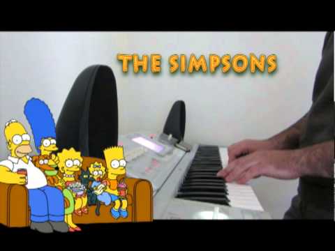 The Simpsons Theme Song Keyboard ( Korg M3 ) - YouTube