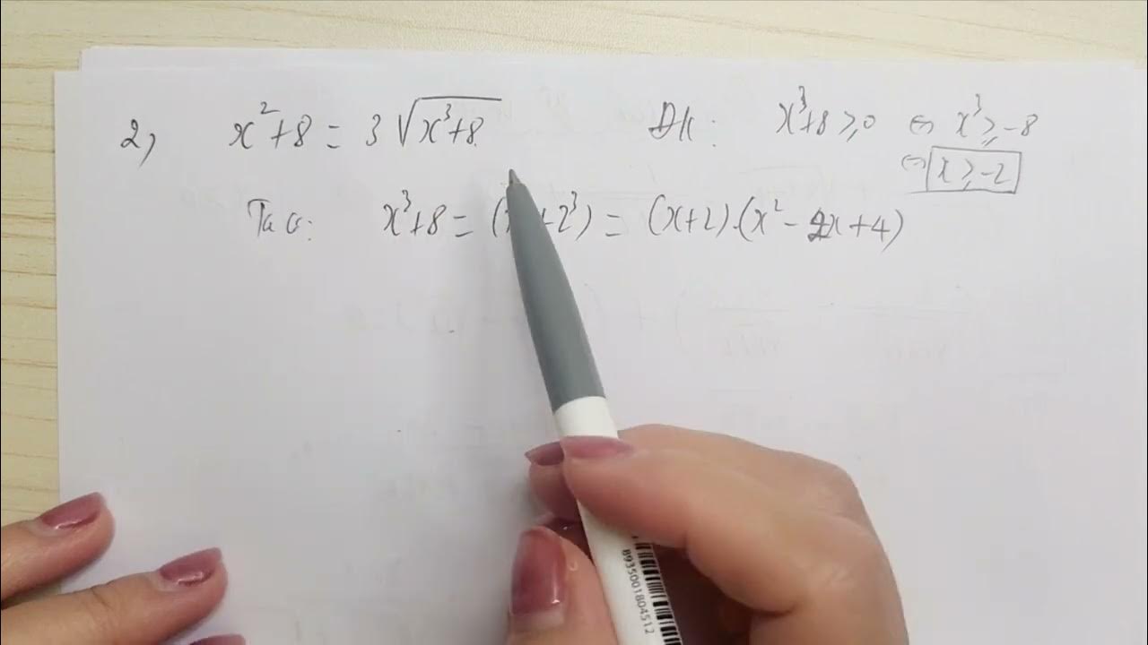 Toán 9_Phương trình Vô Tỷ (Vận dụng cao) trong bài 5 (0.5d) đề thi vào ...