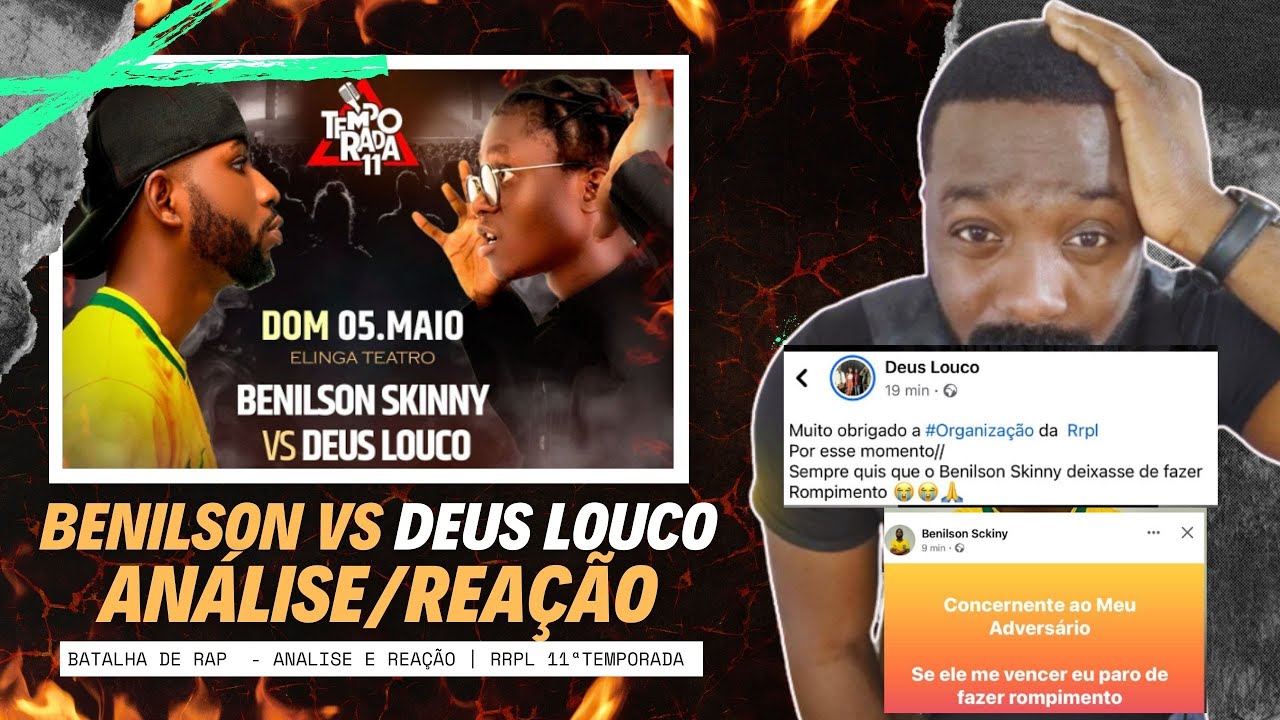 ANÁLISE E REAÇÃO - BENILSON SKYNNY VS DEUS LOUCO Ep 02 #T11| GRUPO A ...