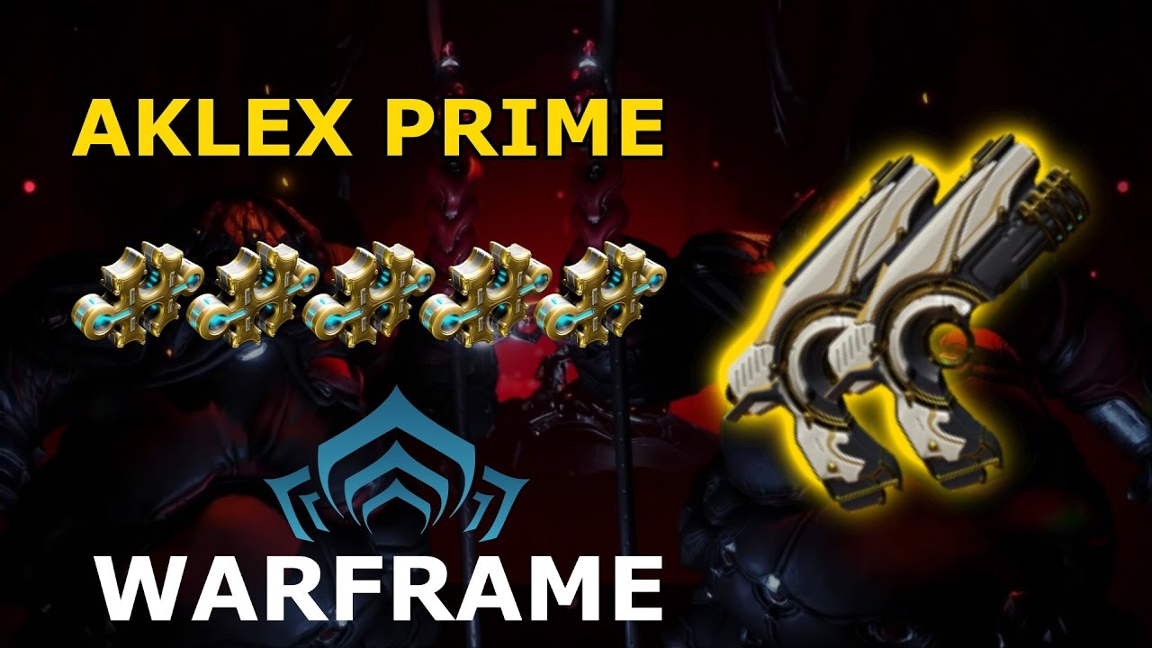 Warframe - Quick Look At AkLex Prime (5 Forma) - YouTube