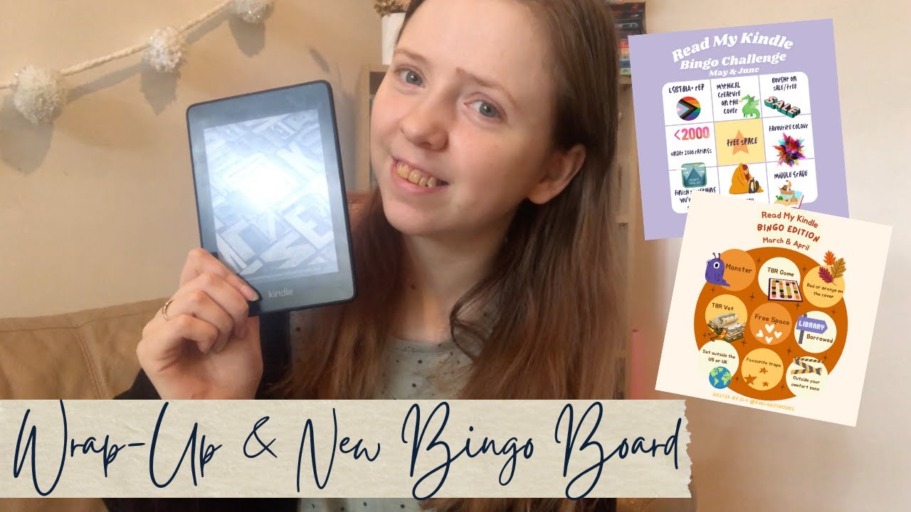 Read My Kindle: March & April Wrap-Up + New Bingo Board - YouTube