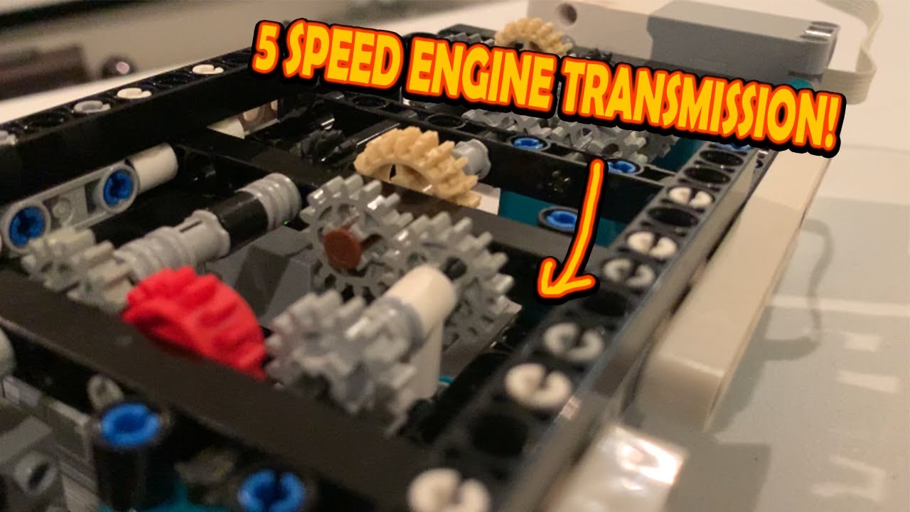 Lego 5 Speed Engine Transmission! - YouTube