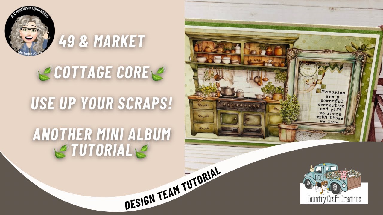 Country Craft Creations, Mini Album Tutorial, Use Up Your Scraps, 49 ...