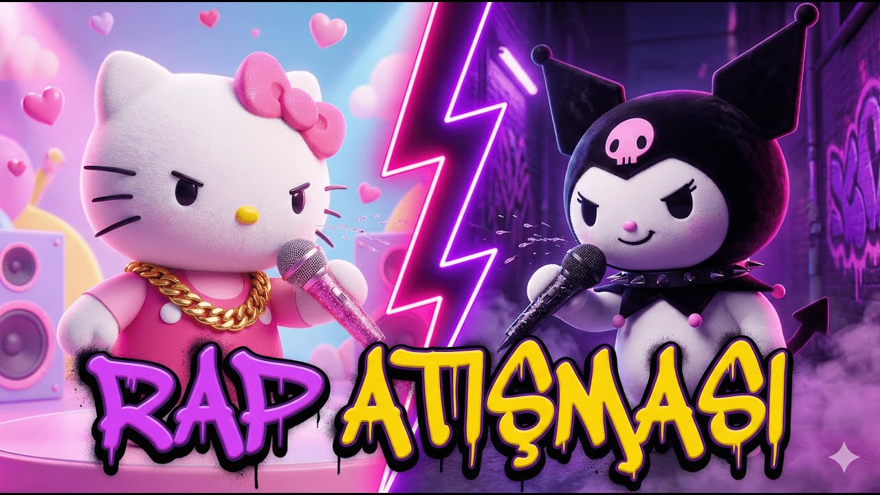 🔥 Kuromi vs Hello Kitty Rap Atışması🔥 - YouTube