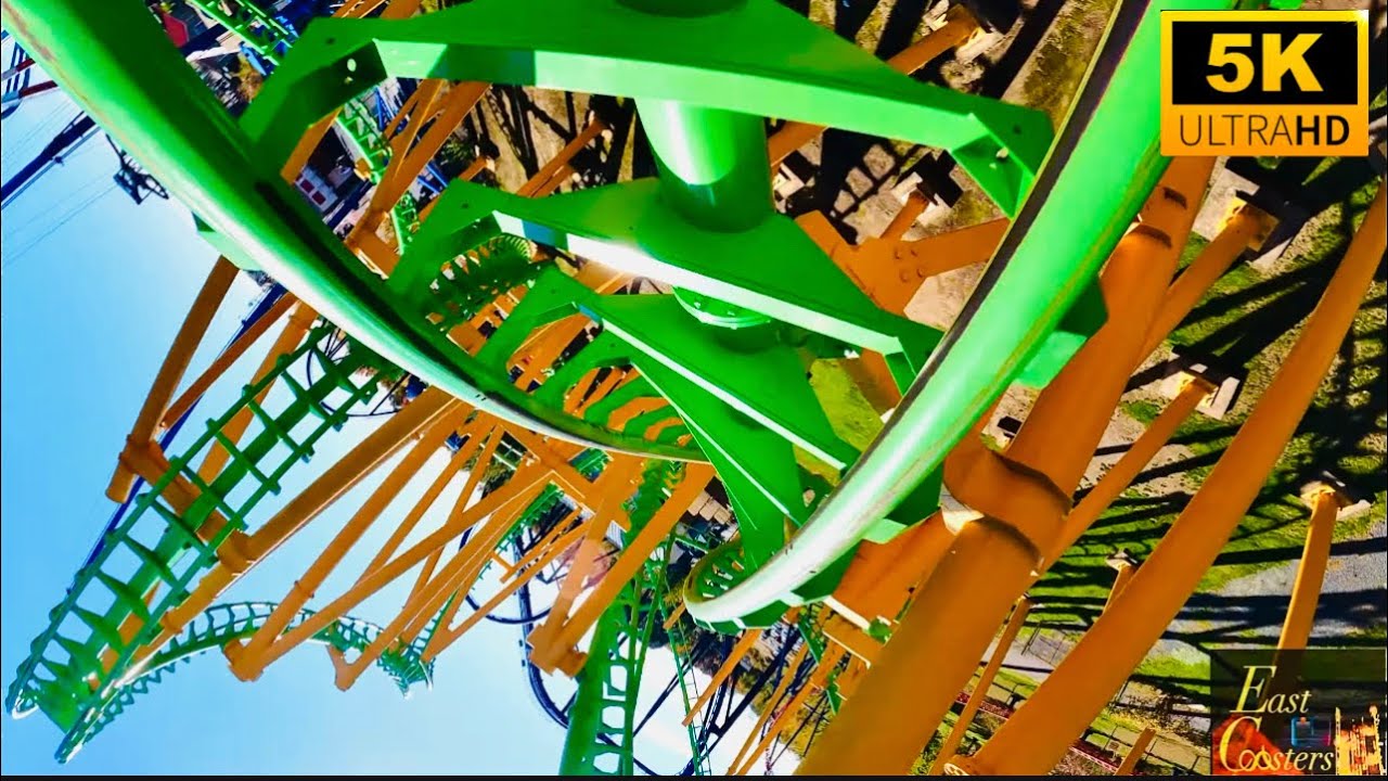The Riddler Revenge POV 5K Six Flags New England Agawam, MA - YouTube