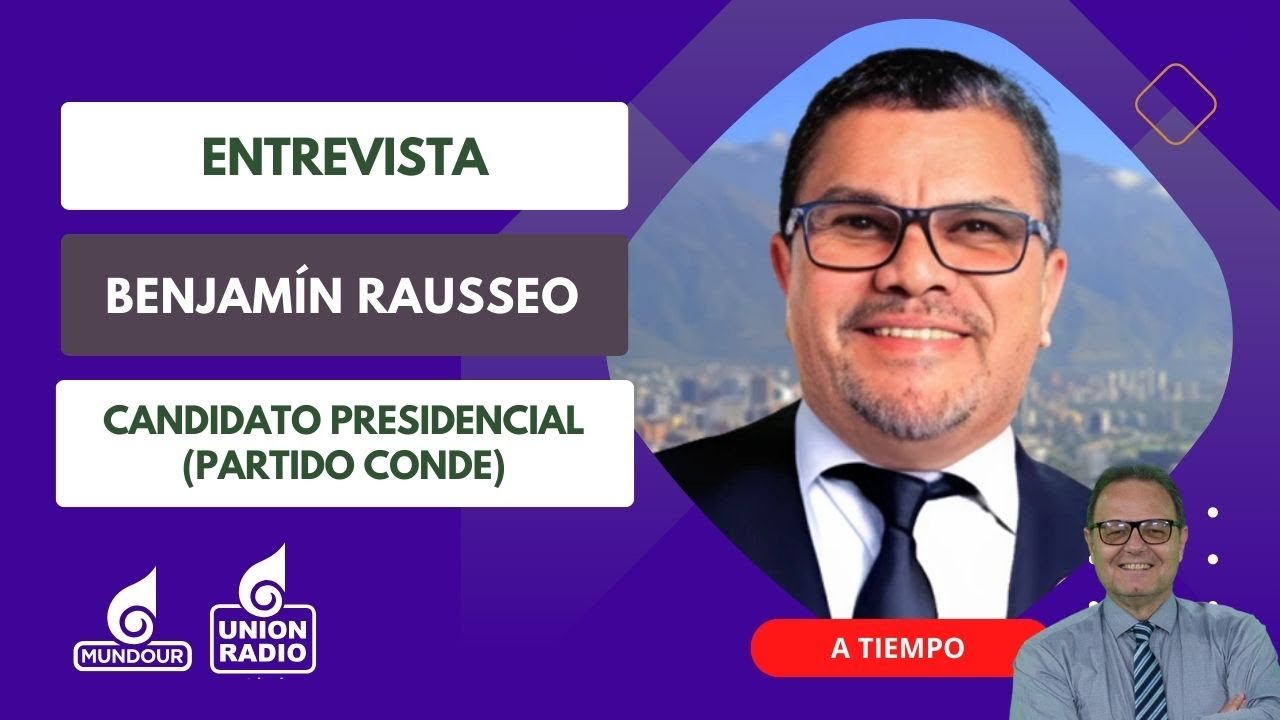 Entrevista a Benjamín Rausseo, candidato presidencial || A Tiempo - YouTube