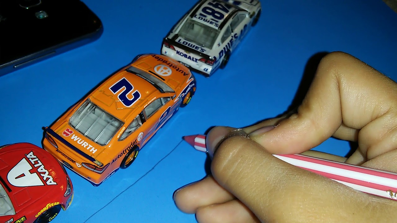 How to make a NASCAR stop motion track with poster bord - YouTube