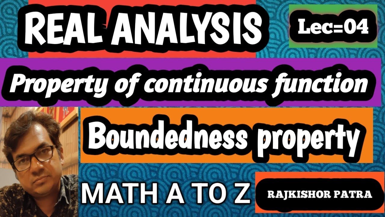 Properties of continuous function. Attain it's bounds in closed ...