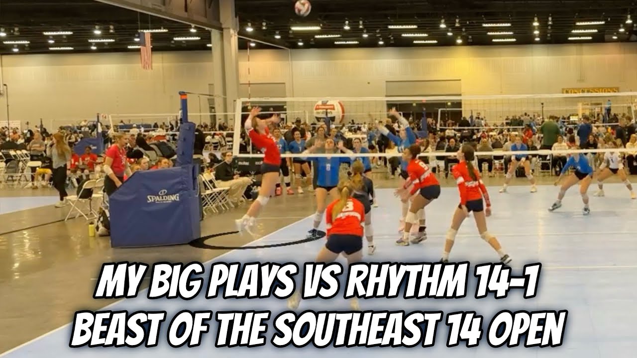 Top Serves Kills, Serves, Sets and Digs vs Rhythm 14-1 Beast of the ...