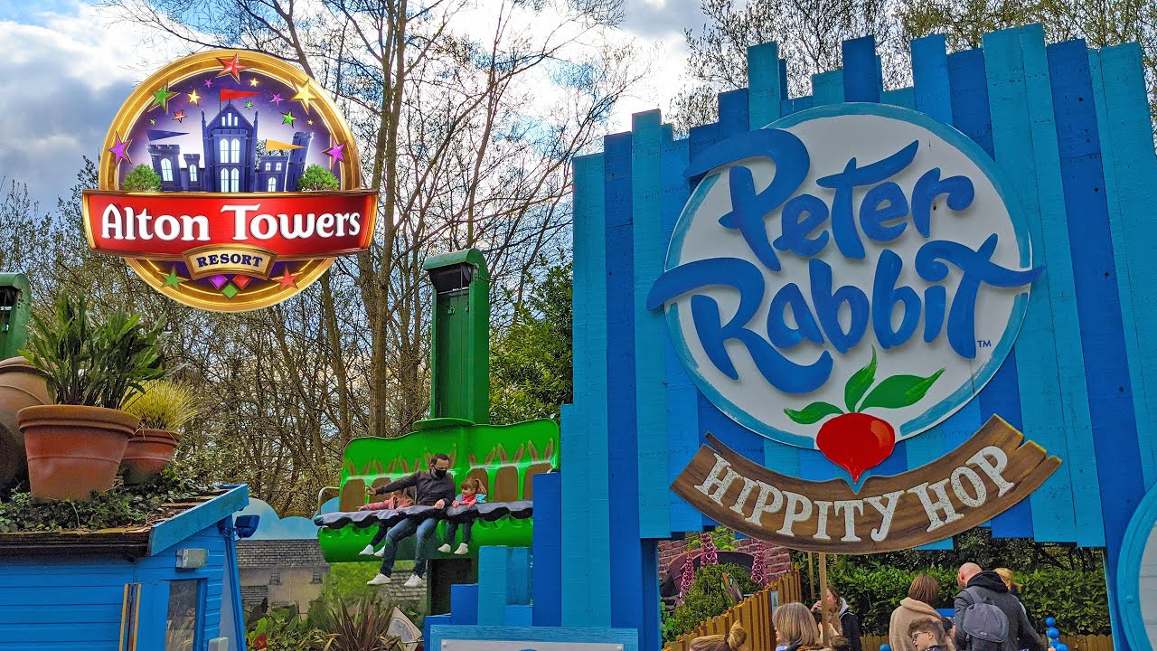 Peter Rabbit Hippity Hop in Cbeebies Land at Alton Towers - YouTube