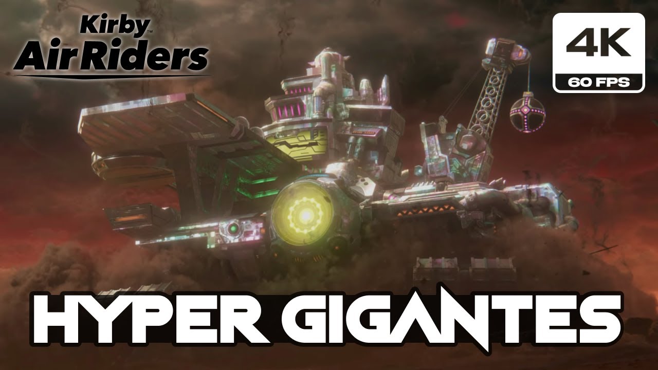 Kirby Air Riders - Hyper Gigantes Boss Fight (4K 60FPS Nintendo Switch ...