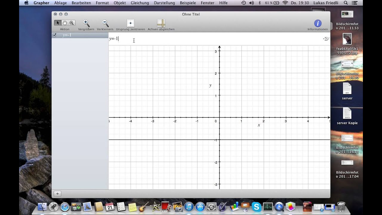 Grapher Mac OS X 10.8.3 - YouTube