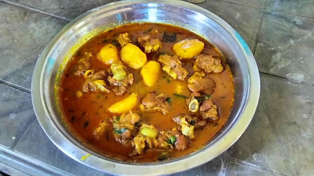Aj mere dopeher ka Lunch mutton jhol aur gongra ka sabji ll #cooking # ...