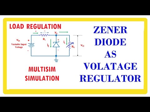#BEC303 ZENER VOLTAGE REGULATOR-- LOAD REGULATION - YouTube