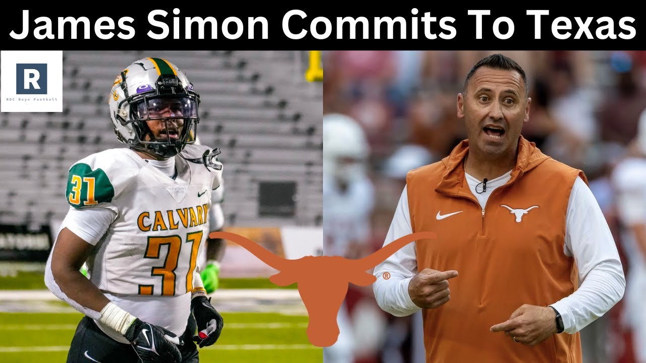 James Simon Commits To Texas | Texas Longhorns Football Recruiting News ...