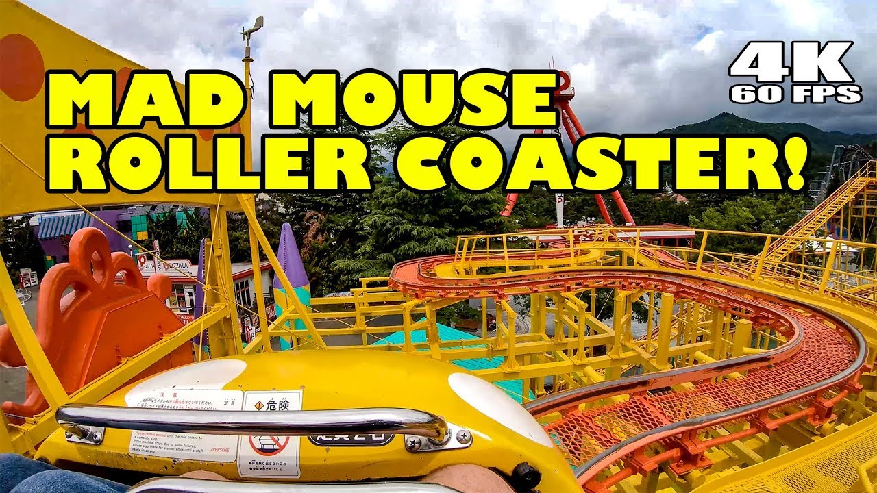 Mad Mouse Roller Coaster POV! INSANE! Fuji-Q Japan 4K60 富士急ハイランド - YouTube
