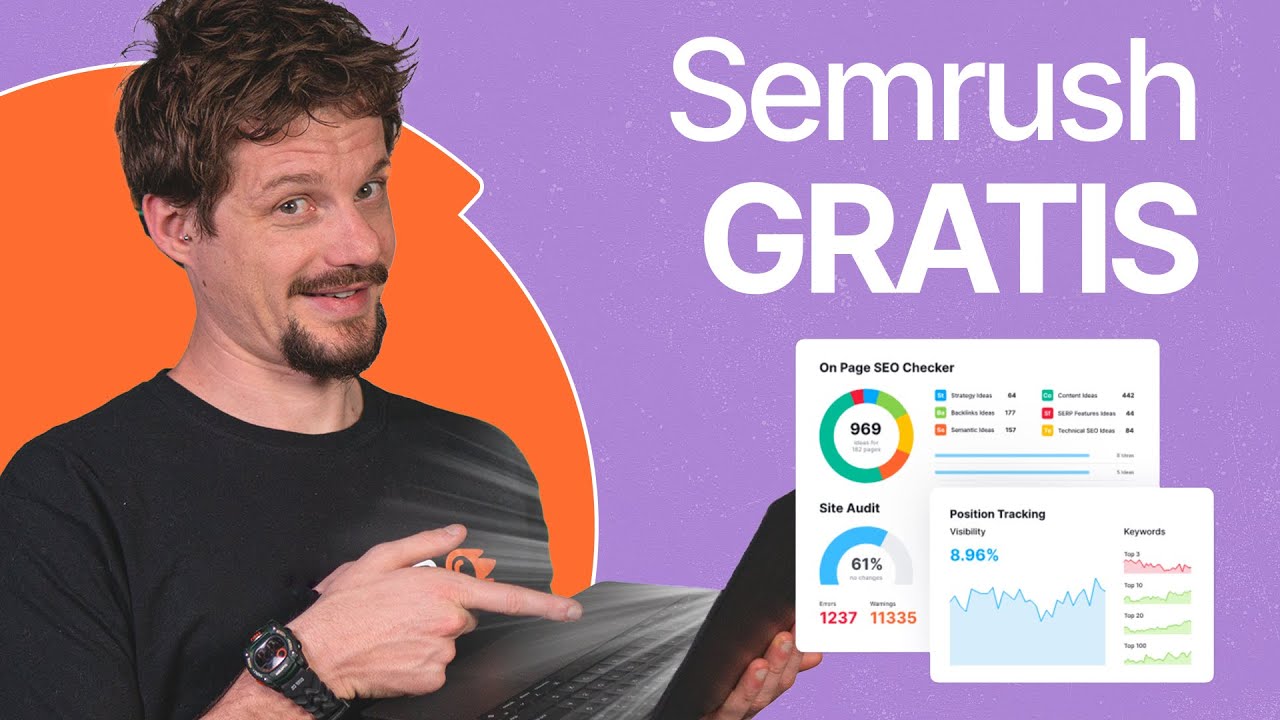 Come usare Semrush GRATIS (e tutto quello che puoi fare!) - YouTube