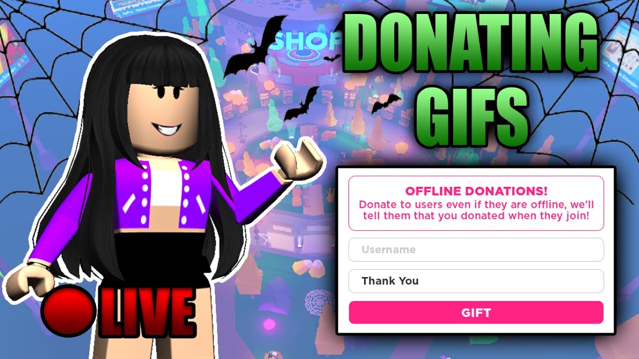 🔴LIVE Roblox Pls Donate💸 Donating To Gifs Subs! Goal 25K Raised Viewers ...