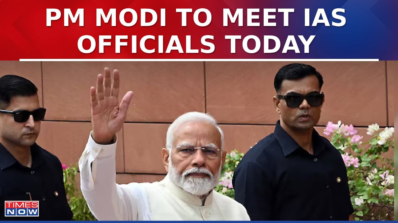 PM Modi To Meet Niti Aayog Officials Today, Likely To Meet IAS Officers ...