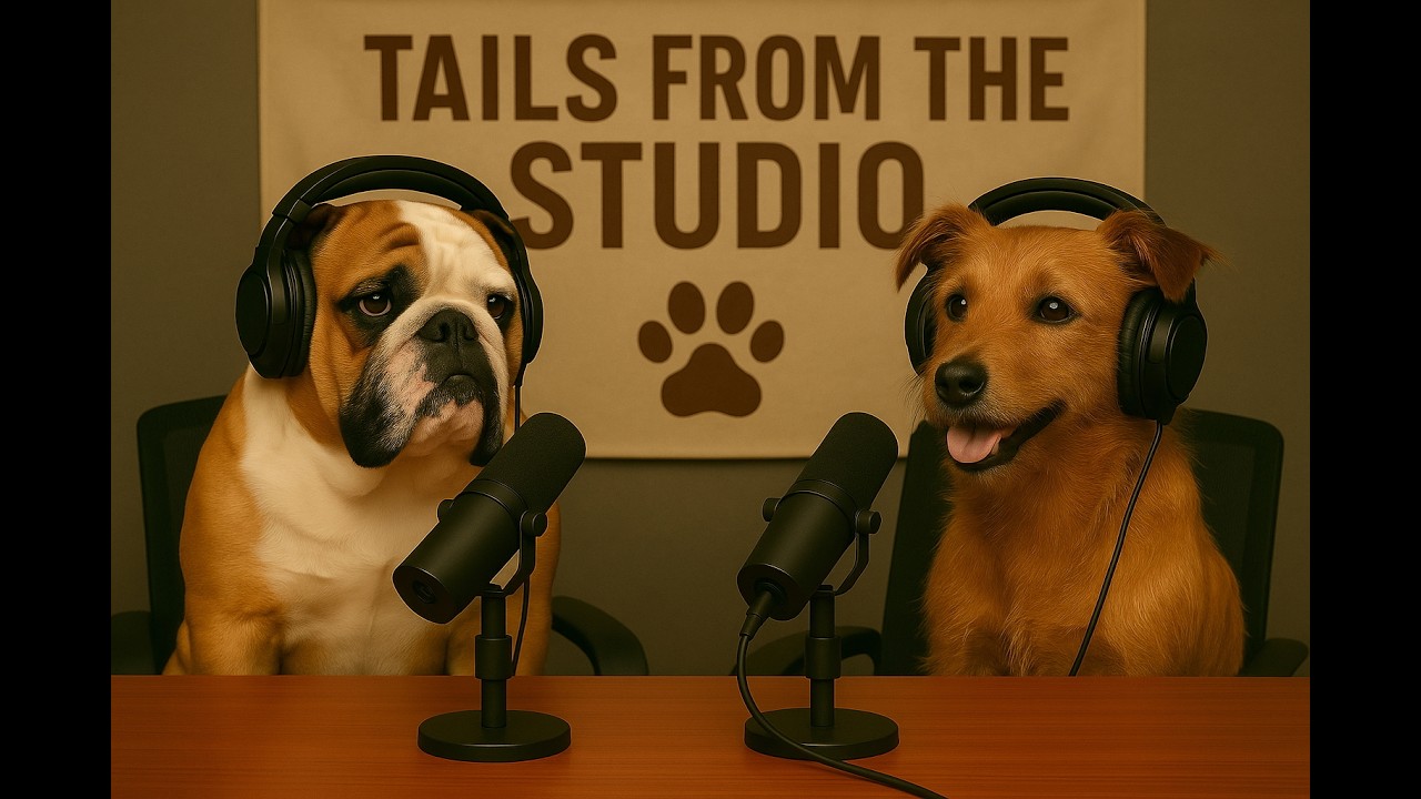 Meet Sir Lumpus & Tater | Tails from the Studio Ep. 1 (Rescue Dogs ...