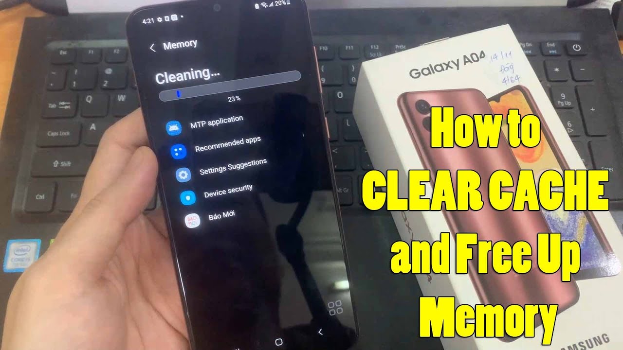 Samsung Galaxy A04: How to CLEAR CACHE and Free Up Memory - YouTube