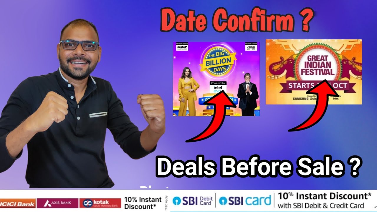 Flipkart Big billion Day Sale Date Confirm Deals Before Sale Credit ...