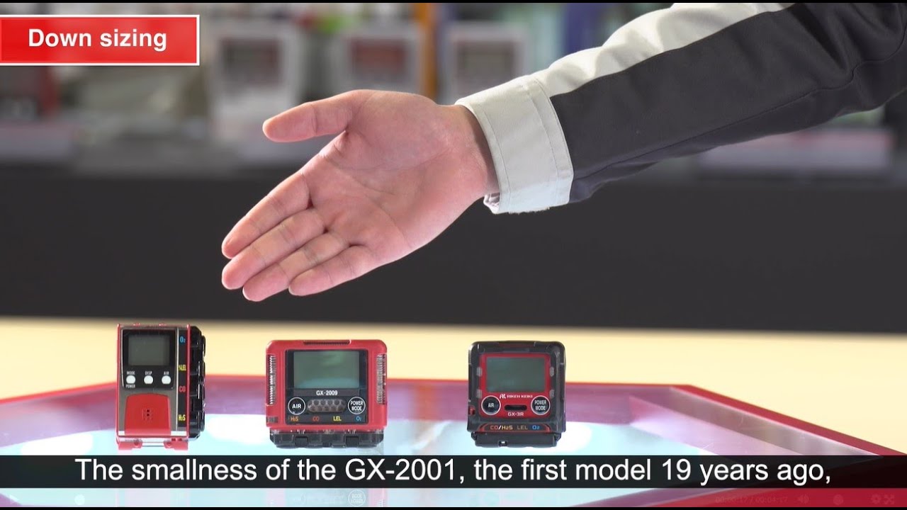 【Gas meter】Features of GX-3R【4-component gas monitor】 - YouTube