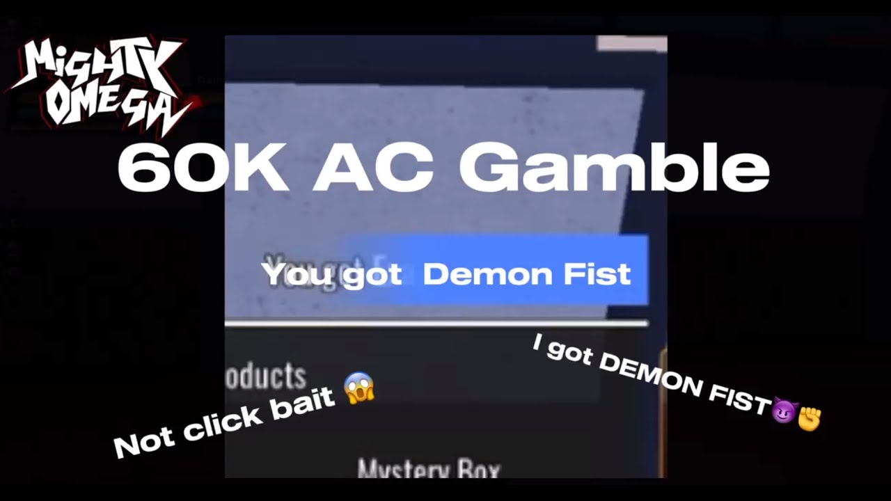 60K AC GAMBLE | MIGHTY OMEGA - YouTube