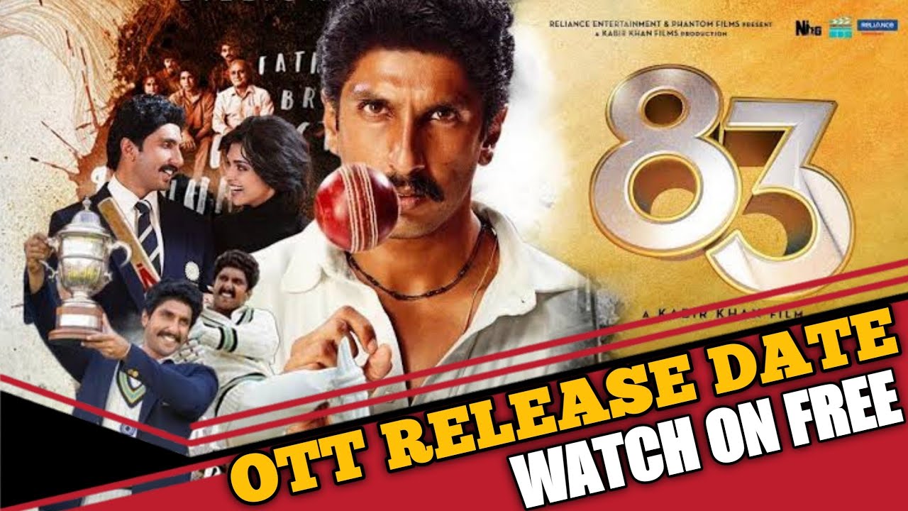 83 Movie ott Release date Confirmed || 83 movie release on TV ||# ...