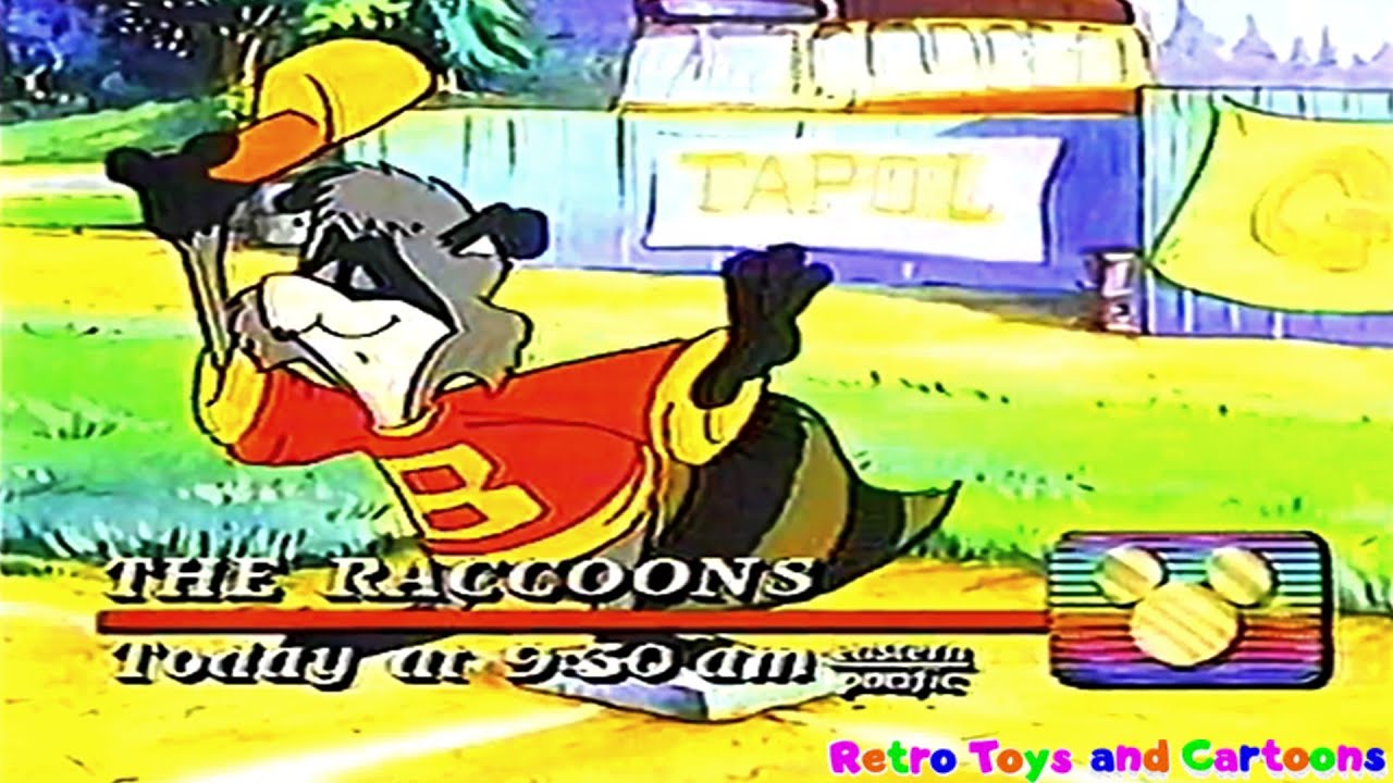 The Raccoons Disney Channel Weekends Promo Commercial Retro Toys and ...