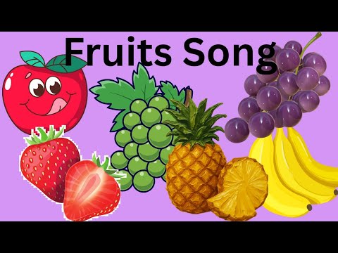 The Fruits Song | Learn Fruits Nursery Rhymes | Baby Songs | Kids ...