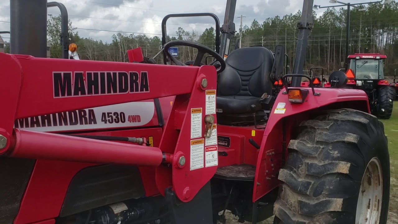 Mahindra 4530 4wd pre-owned - YouTube