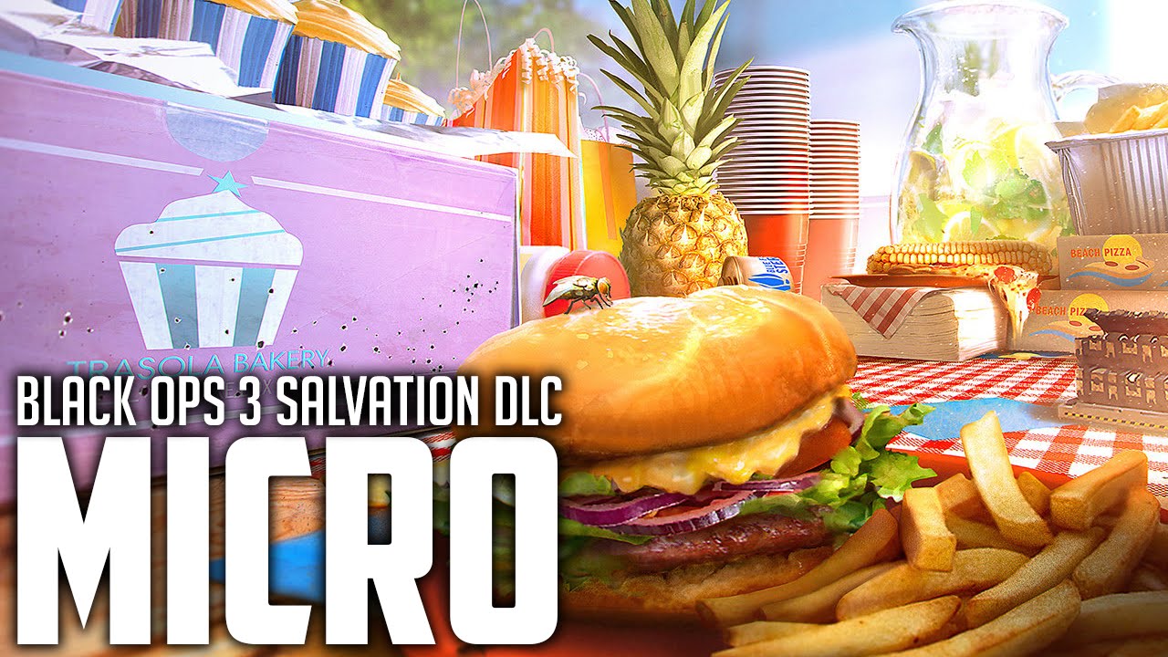 MICRO, HAMBURGER-TOWN! (COD: Black Ops 3 Salvation DLC Map) - YouTube