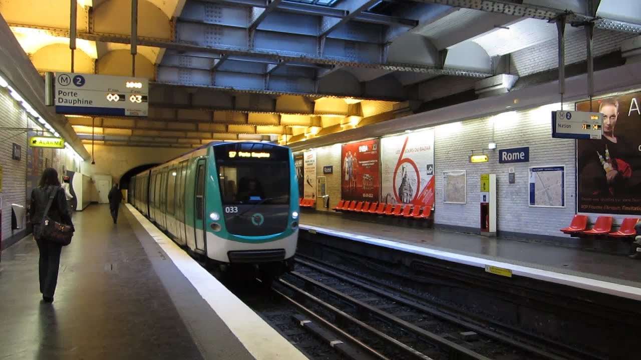 [Paris] MF01 Métro 2 - Rome - YouTube