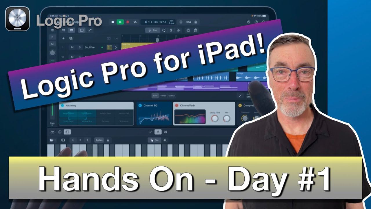 Logic Pro for iPad | Hands On - Day #1 - YouTube