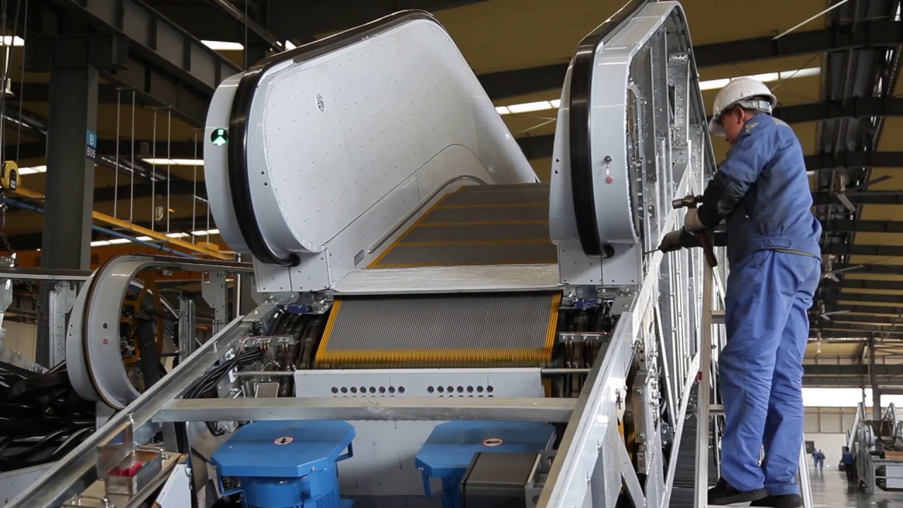 Escalator manufacture line,Commercial Escalator, Escalator ...