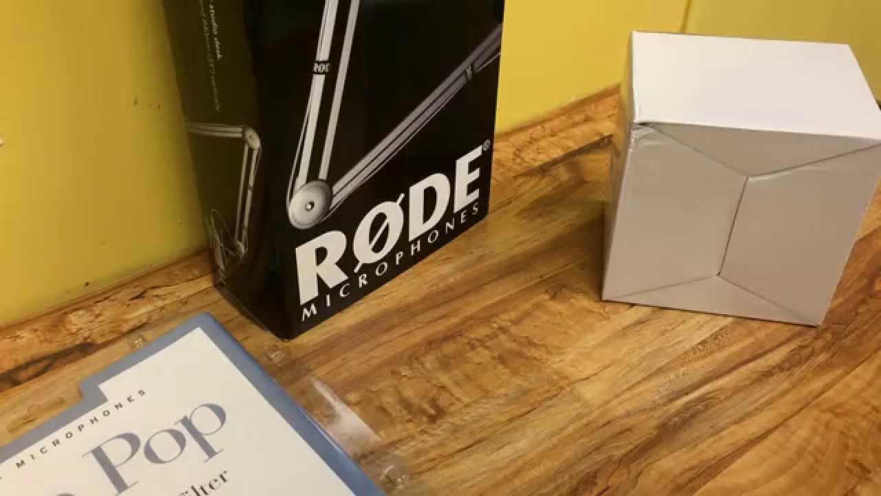 New Rode PSA1 swivel mount, pop filter, and spider shock mount! - YouTube