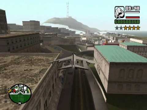 GTA San Andreas flying skill